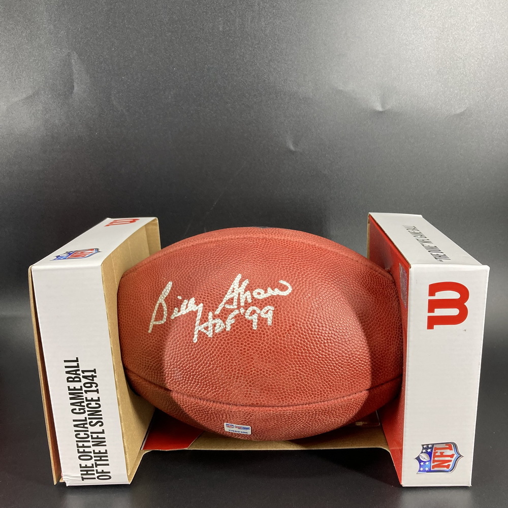 HOF - Bills Billy Shaw Signed Authentic Football | The official auction ...
