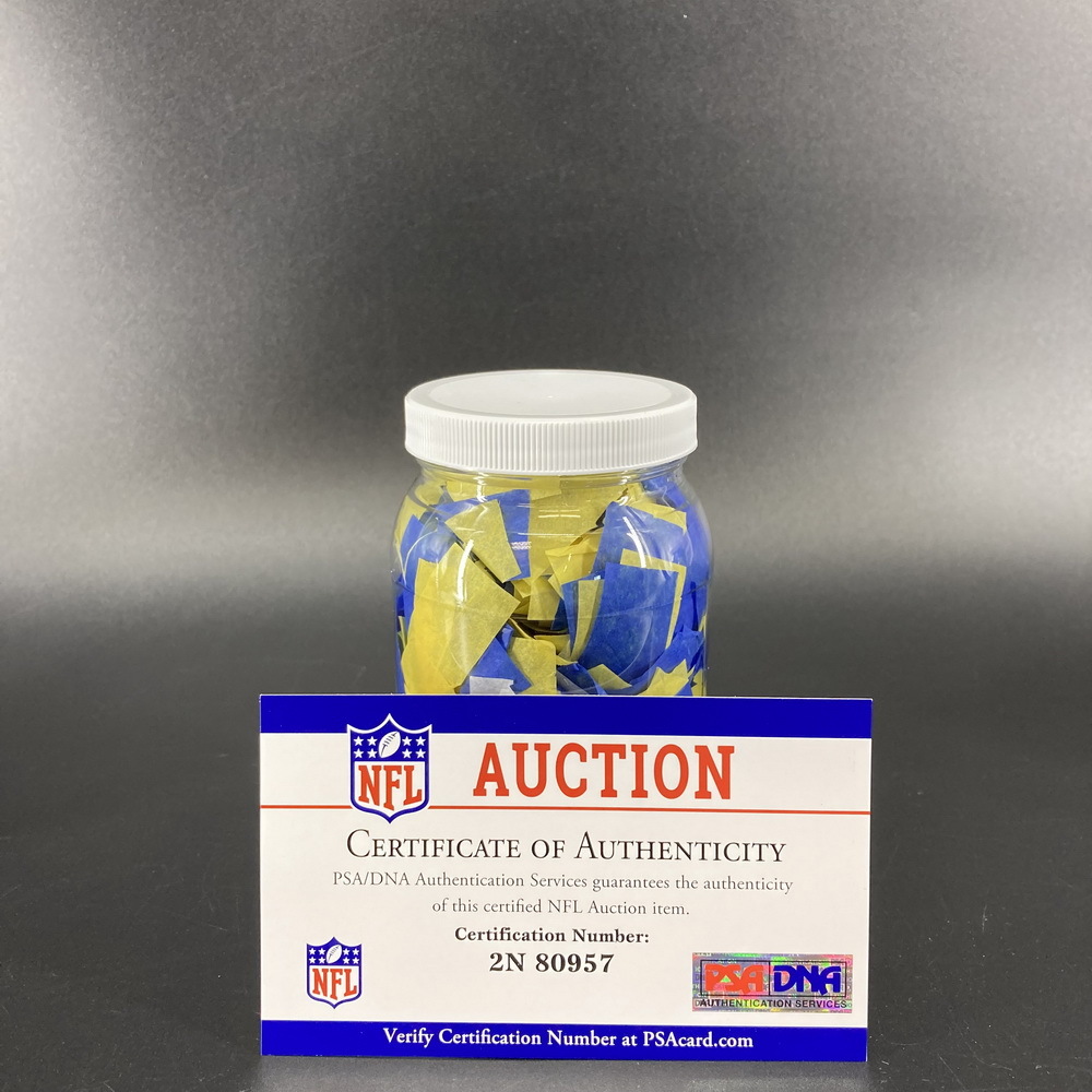 NFL - Rams Post Super Bowl 56 Confetti | The official auction site of ...