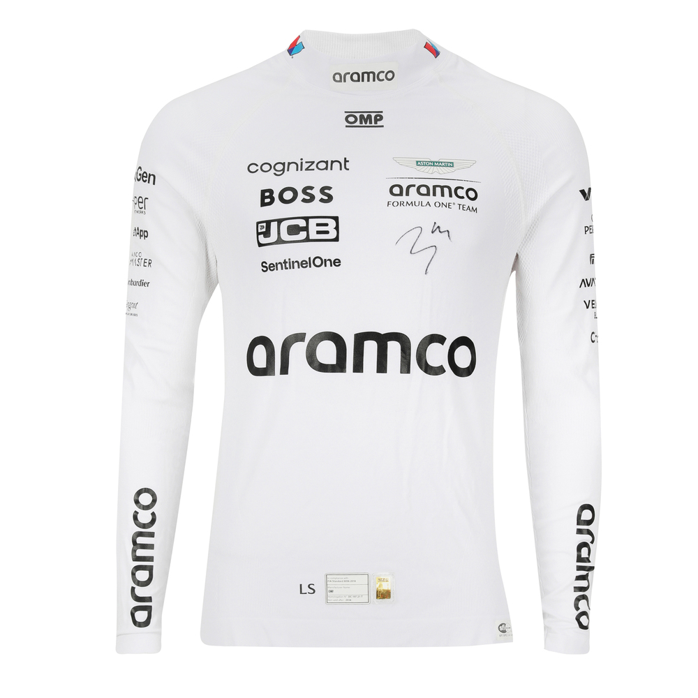 Lance Stroll 2024 Signed Grand Prix Used Nomex - AZERBAIJAN GP | F1 ...