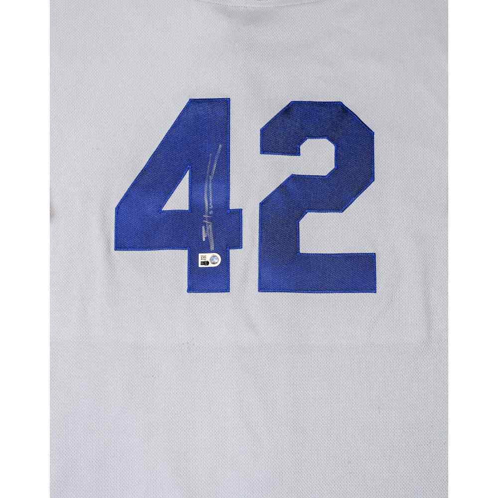 Brady House Game-Used and Autographed Jackie Robinson Day Jersey ...
