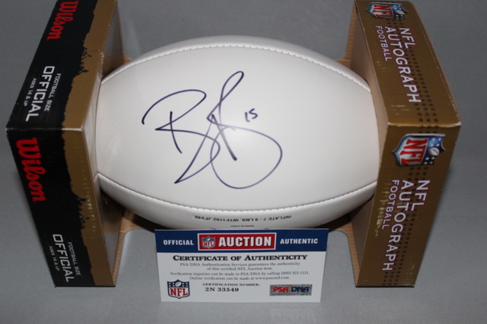 PATRIOTS - REGGIE WAYNE SIGNED PANEL BALL W/ PATRIOTS LOGO | The ...