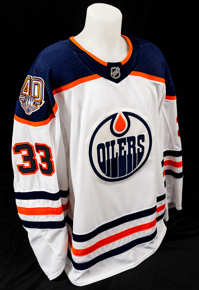 Cam Talbot #33 - Autographed 2018-19 Edmonton Oilers vs Calgary Flames ...