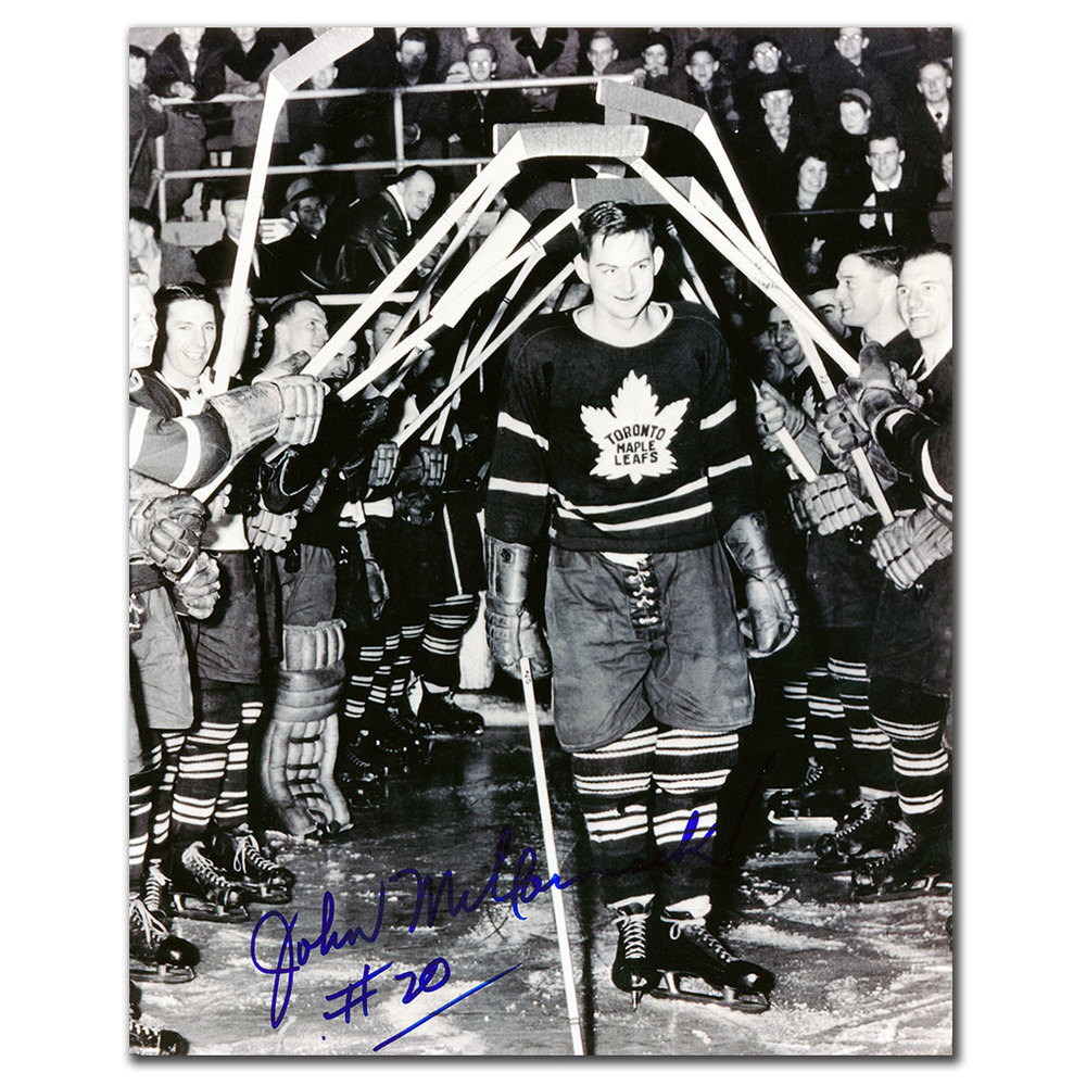 John McCormack Toronto Maple Leafs Autographed 8x10 - NHL Auctions