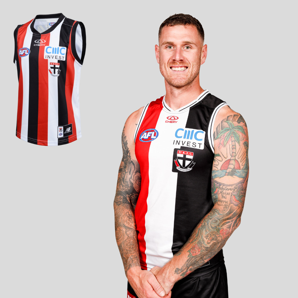 Tim Membrey #28 - 2024 Player Candy Stripe Guernsey* Signed - Match ...