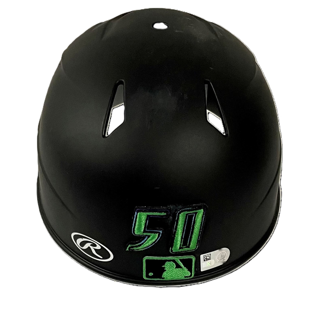 Team Issued City Connect Catcher's Helmet: Rene Pinto - 2024 | Tampa ...
