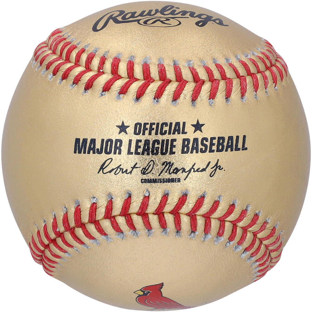 Jordan Kyrou St. Louis Blues Autographed St. Louis Cardinals Gold ...