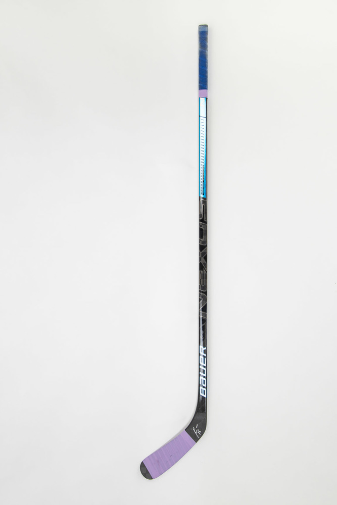Autographed Warm-up used stick from the 2019 Hockey Fights Cancer game ...
