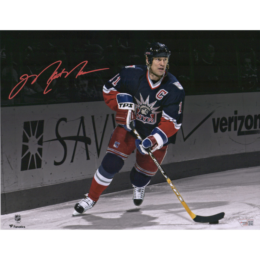 Mark Messier New York Rangers Autographed 11" x 14" Alternate Jersey ...