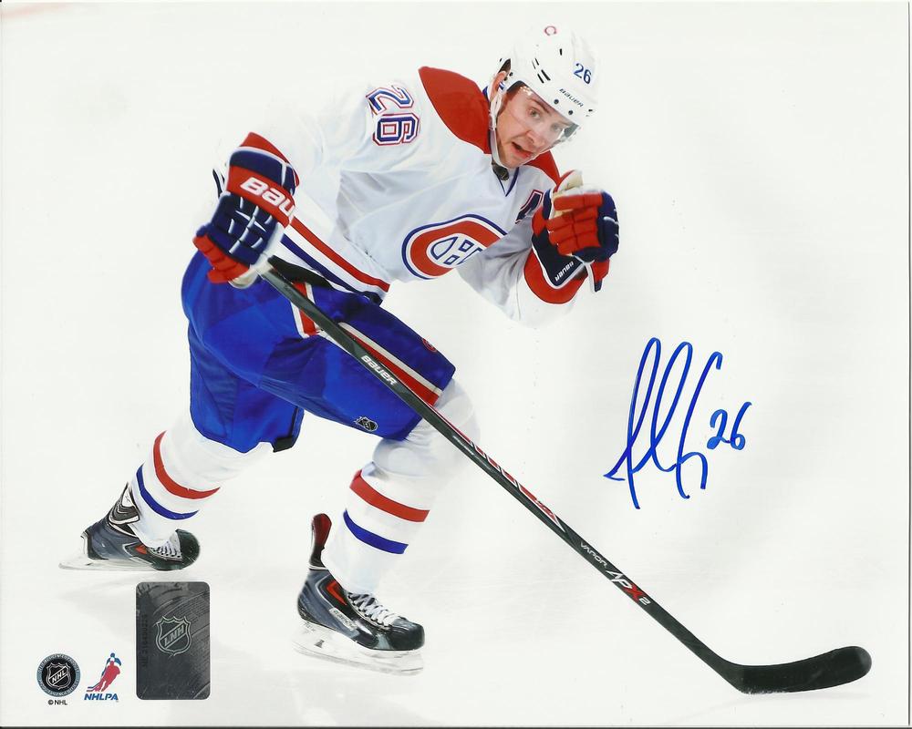 Josh Gorges Signed Montreal Canadiens SKATING 8x10 - NHL Auctions