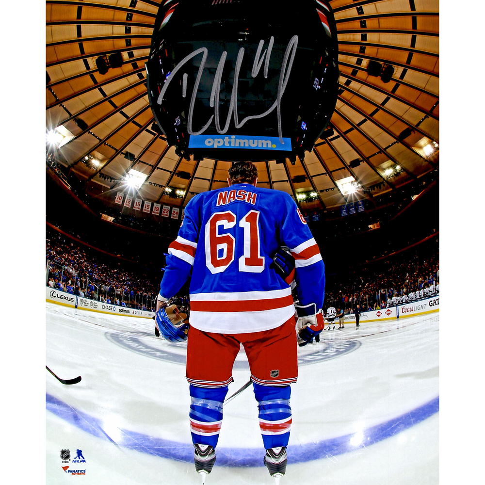 Rick Nash New York Rangers Autographed 8" x 10" Photo - NHL Auctions