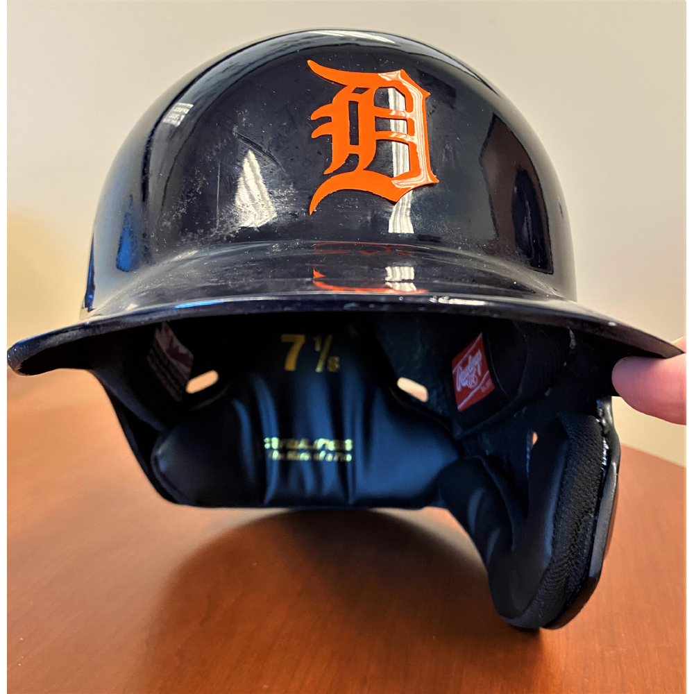 #4 Detroit Tigers Team-Issued 2020 Road Batting Helmet (MLB ...