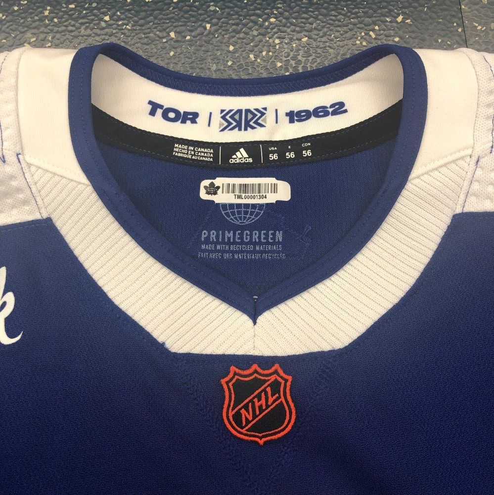 #37 Timothy Liljegren 2022-23 Reverse Retro Game Worn Sweater w ...