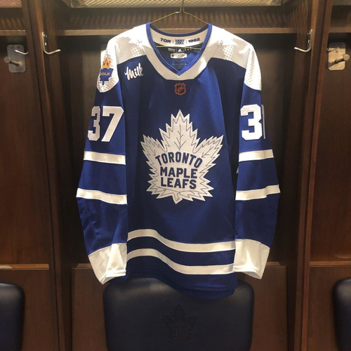 #37 Timothy Liljegren 2022-23 Reverse Retro Game Worn Sweater w ...