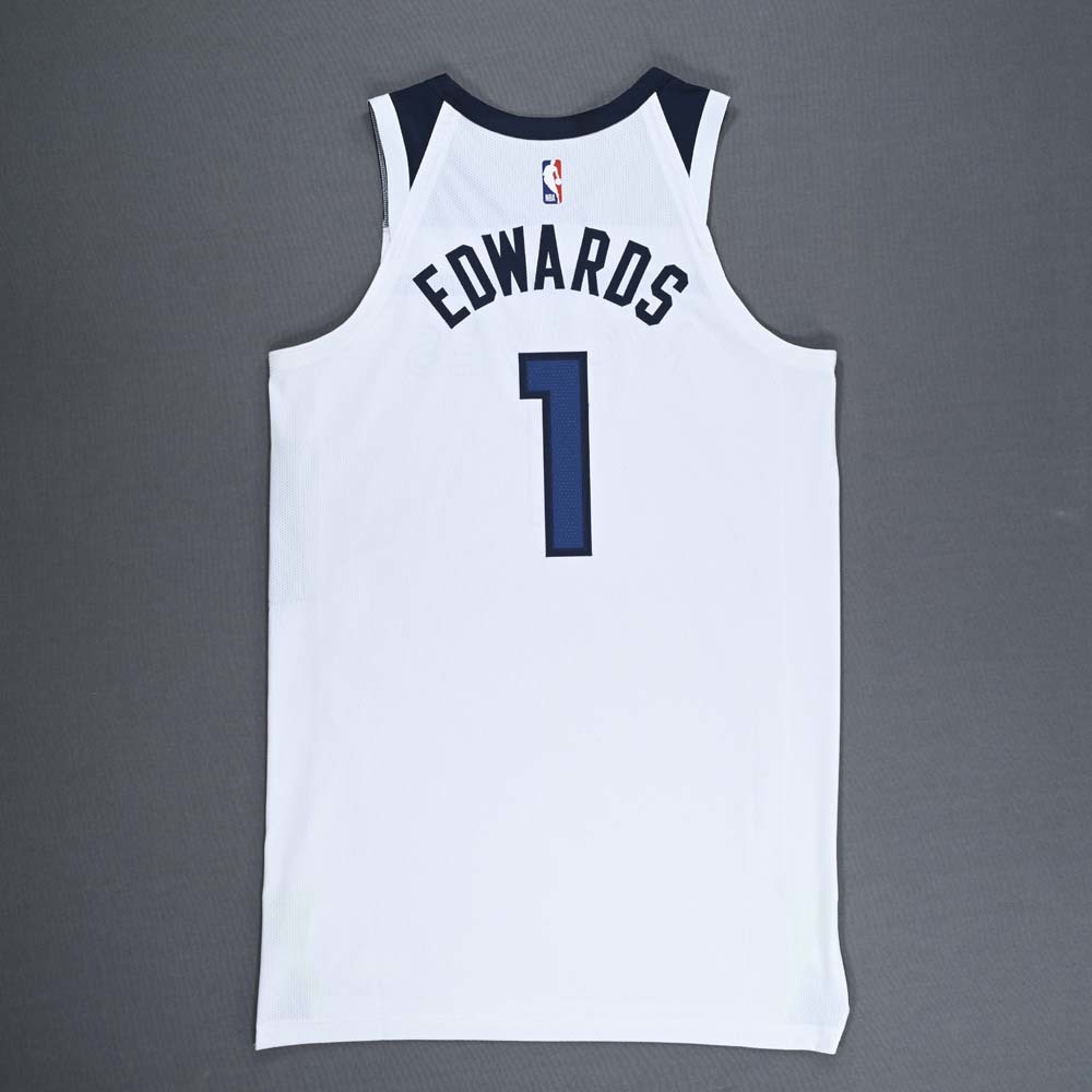 Anthony Edwards - Minnesota Timberwolves - 2023 NBA Playoffs - Game-Worn Association Edition ...