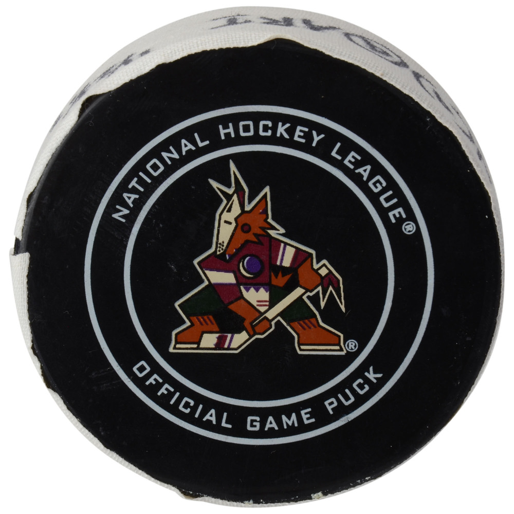 Mikko Rantanen Colorado Avalanche Game-Used Goal Puck from November 23 ...