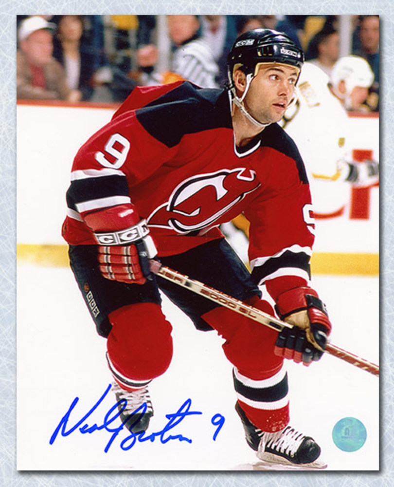 Neal Broten New Jersey Devils Autographed 8x10 Photo - NHL Auctions