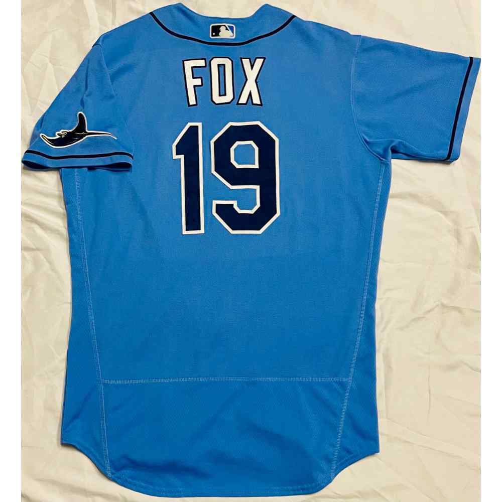 Game Used Spring Training Jersey: Lucius Fox - 3 Games - 2020 | Tampa ...