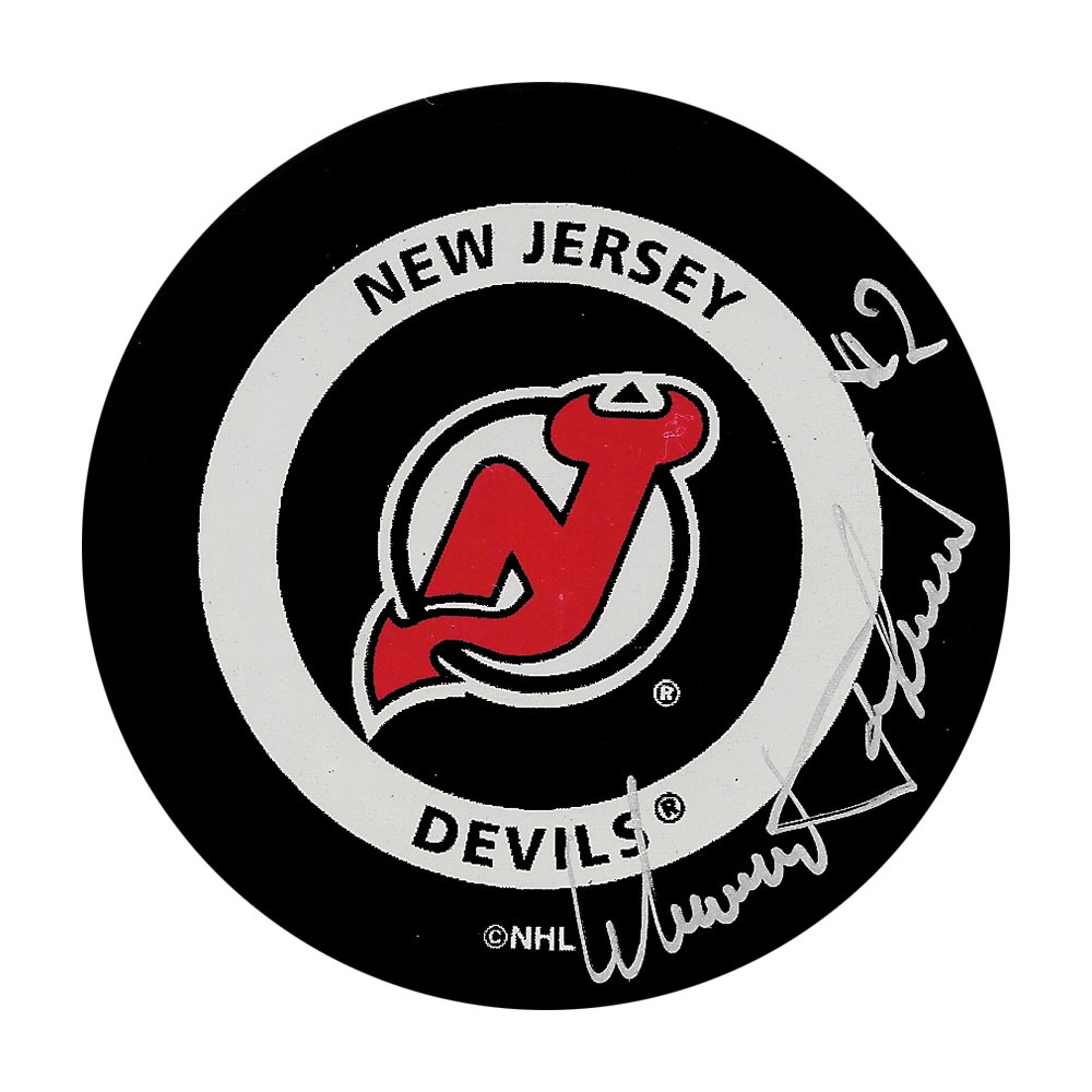 Viacheslav Fetisov Autographed New Jersey Devils Official Game Puck ...
