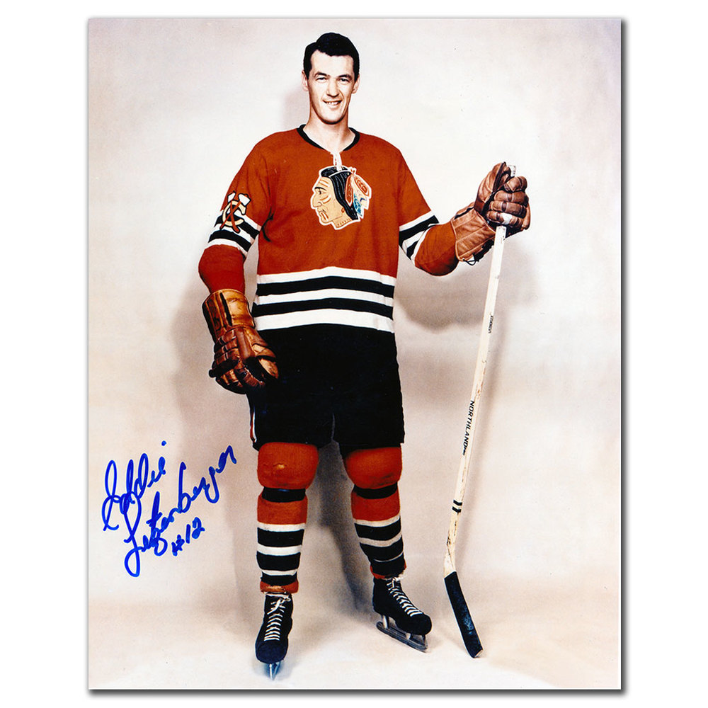 Eddie Litzenberger Chicago Blackhawks Autographed 8x10 Photo - NHL Auctions