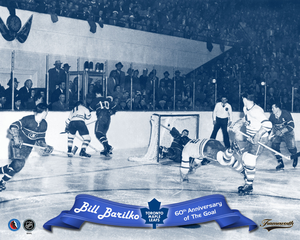 Bill Barilko - 16x20 Plaque - The Goal 60th Anniversary - NHL Auctions