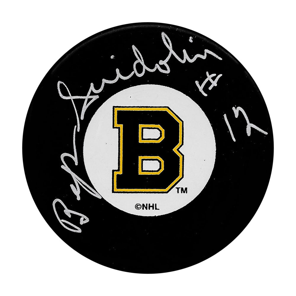 Bep Guidolin Autographed Boston Bruins Puck - NHL Auctions