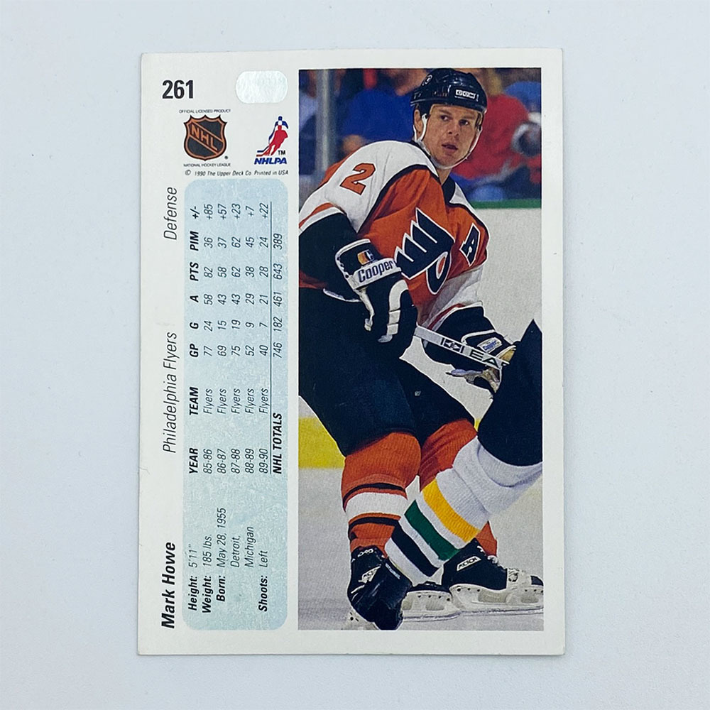 Mark Howe Autographed 1990-91 Upper Deck Card - NHL Auctions