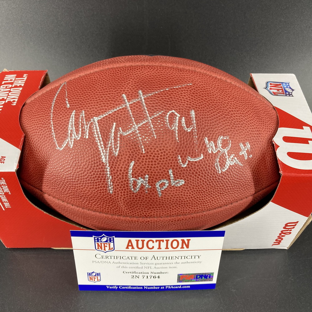 NFL - Saints Cameron Jordan Signed Authentic Football | The official ...