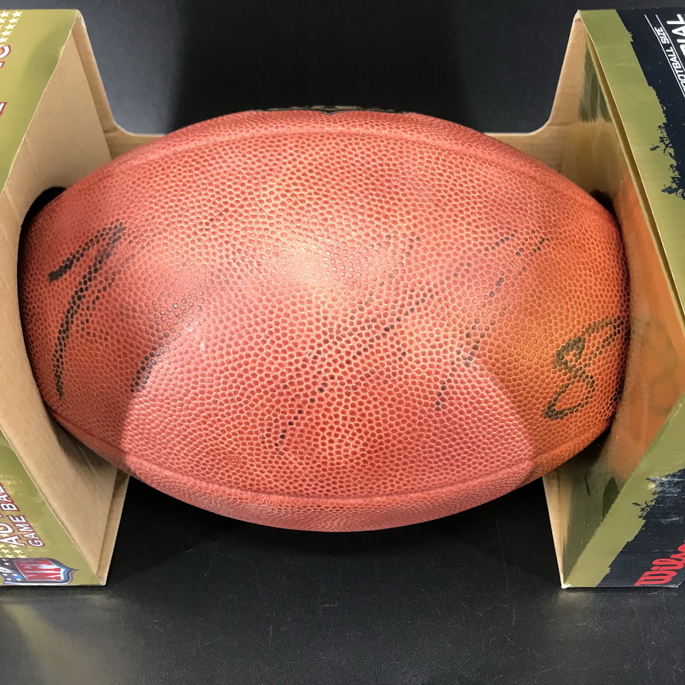 Legends - Patriots Rob Gronkowski Signed Authentic Football (Light ...
