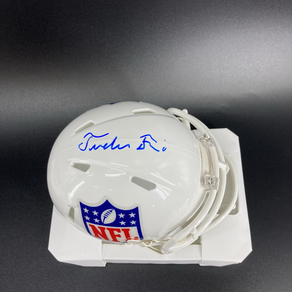 NFL - Falcons Tucker Fisk Signed NFL Shield Mini Helmet | The official ...