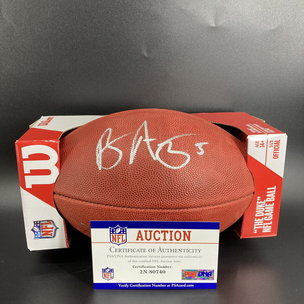 NFL - Cowboys Bryan Anger Signed Authentic Football with Pro Bowl Logo ...