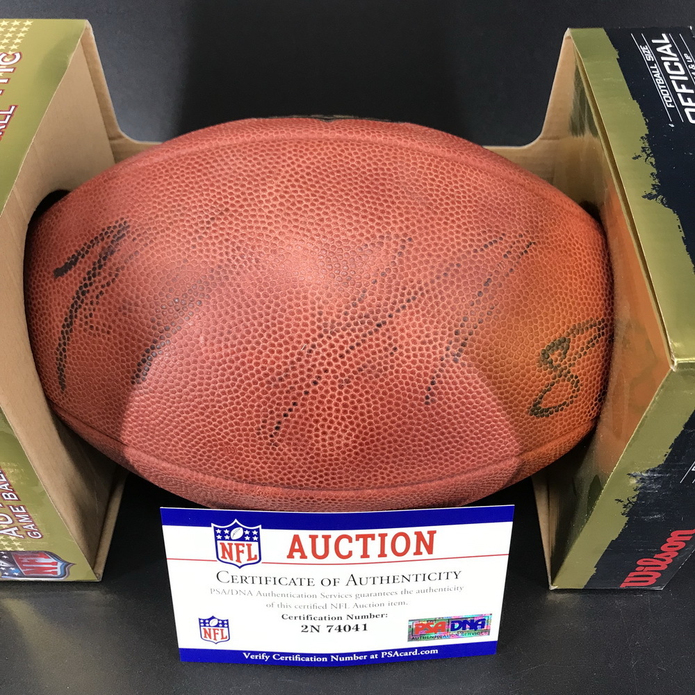 Legends - Patriots Rob Gronkowski Signed Authentic Football (Light ...