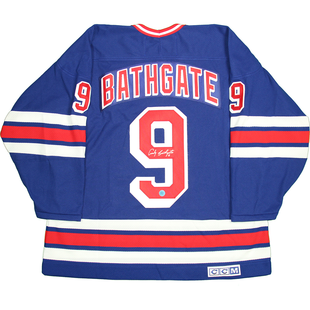 Andy Bathgate New York Rangers Signed Retro CCM Hockey Jersey - NHL ...