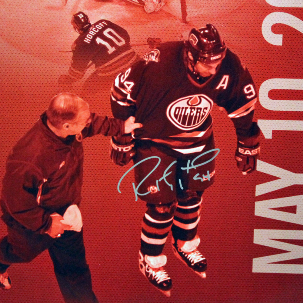 Ryan Smyth #94 - Autographed Edmonton Oilers Rexall Place Farewell ...