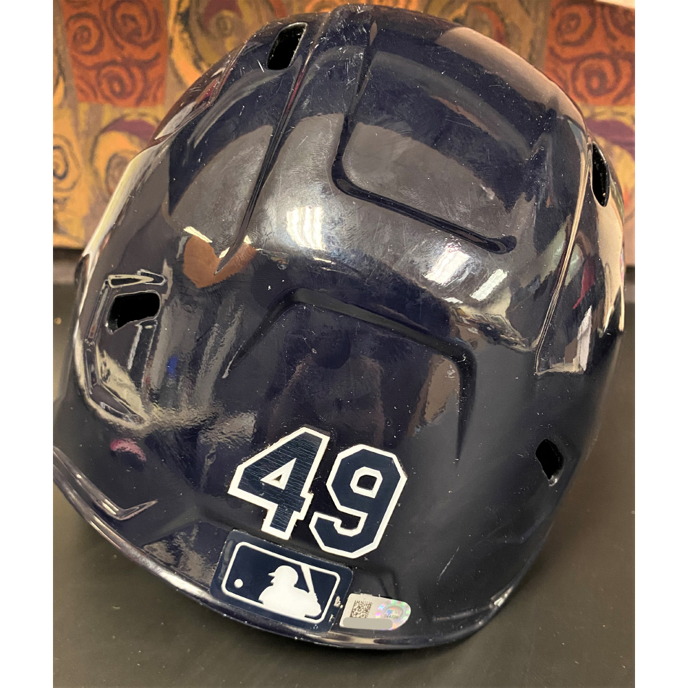 #49 Detroit Tigers Team-Issued 2020 Home Batting Helmet (MLB ...