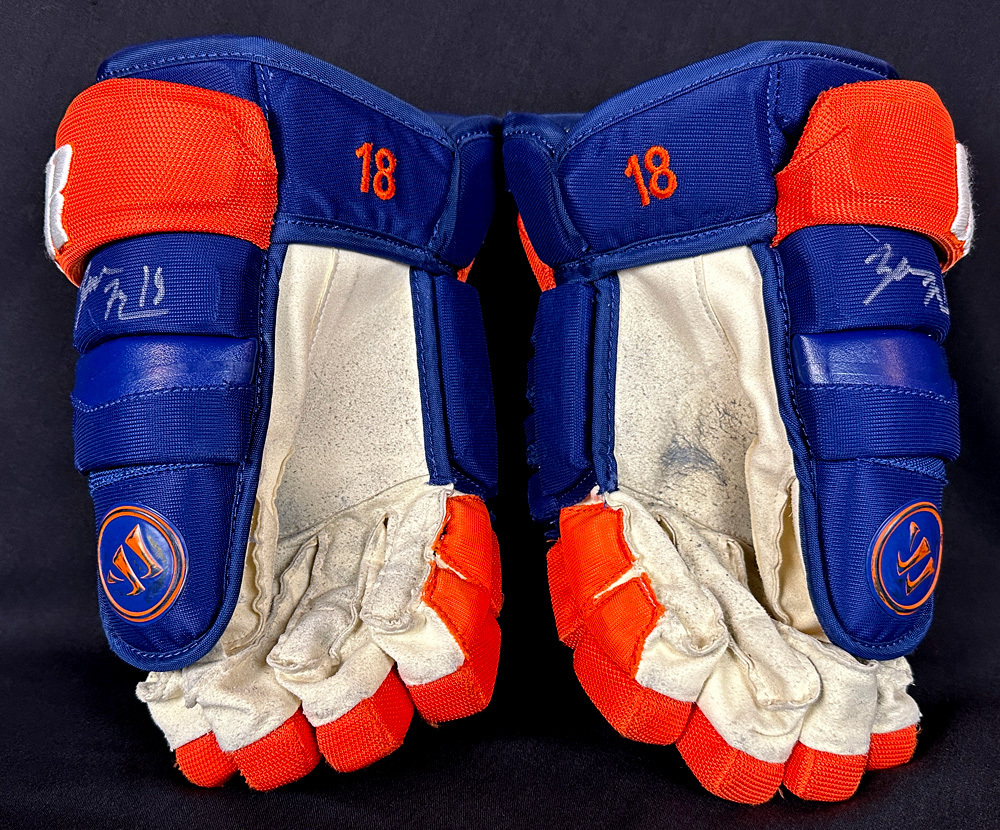 Zach Hyman #18 - Autographed 2022-23 Edmonton Oilers Game-Worn Warrior ...