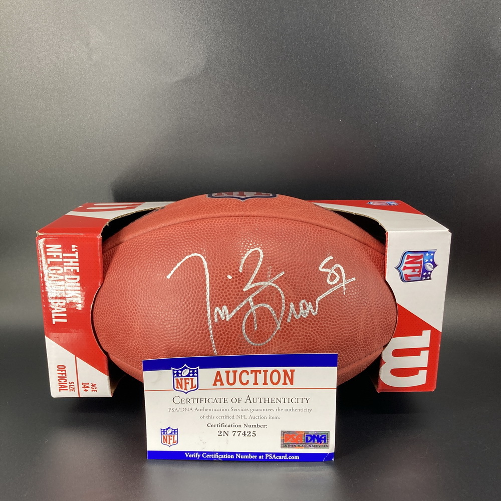 HOF - Raiders Tim Brown Signed Authentic Football | The official ...