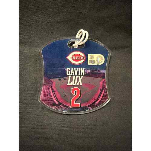 Gavin Lux -- Team Issued Luggage Tag -- 2025 NL Wild Card Series ...