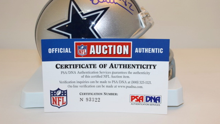 JASON WITTEN SIGNED COWBOYS MINI HELMET | The official auction site of ...