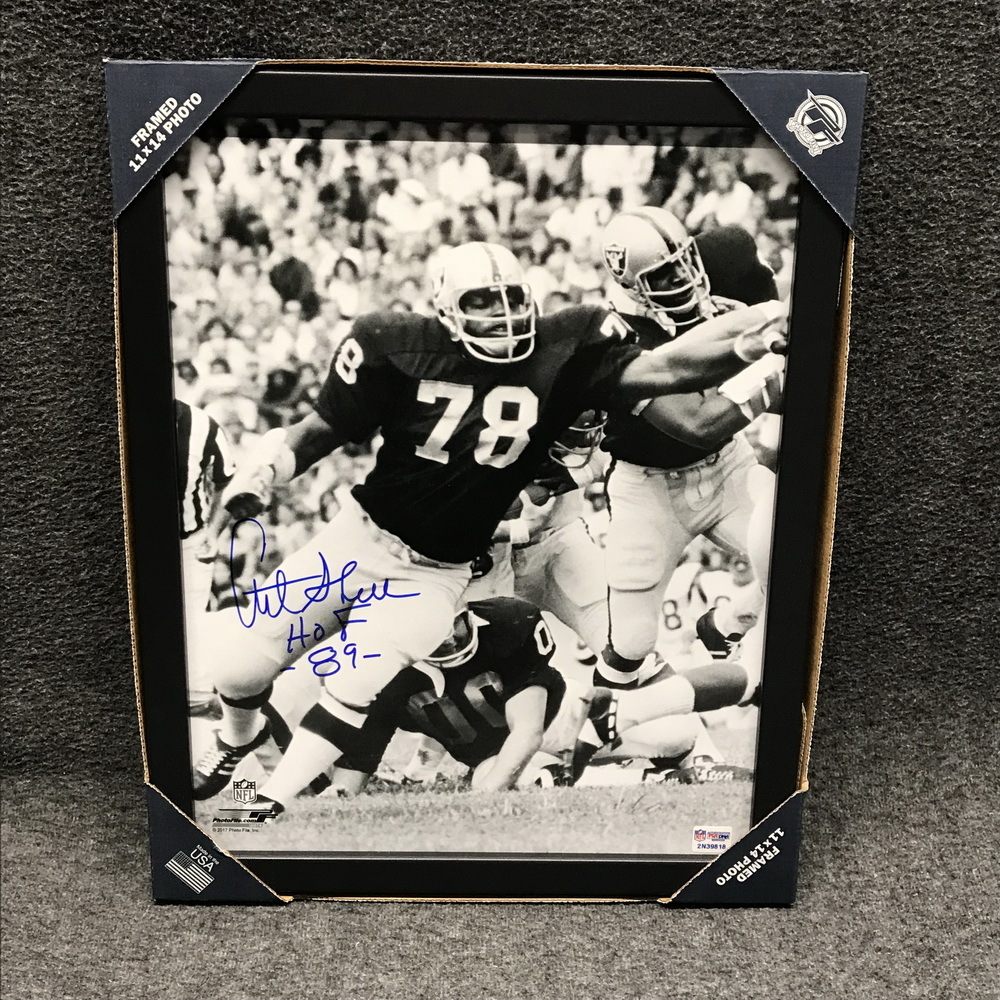 HOF - RAIDERS ART SHELL SIGNED 11X14 FRAMED PICTURE | The official ...
