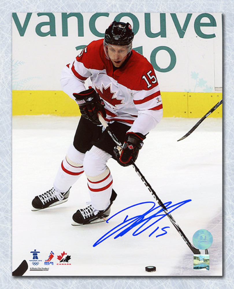 Dany Heatley Signed Team Canada 2010 Olympic Hockey 8x10 - NHL Auctions