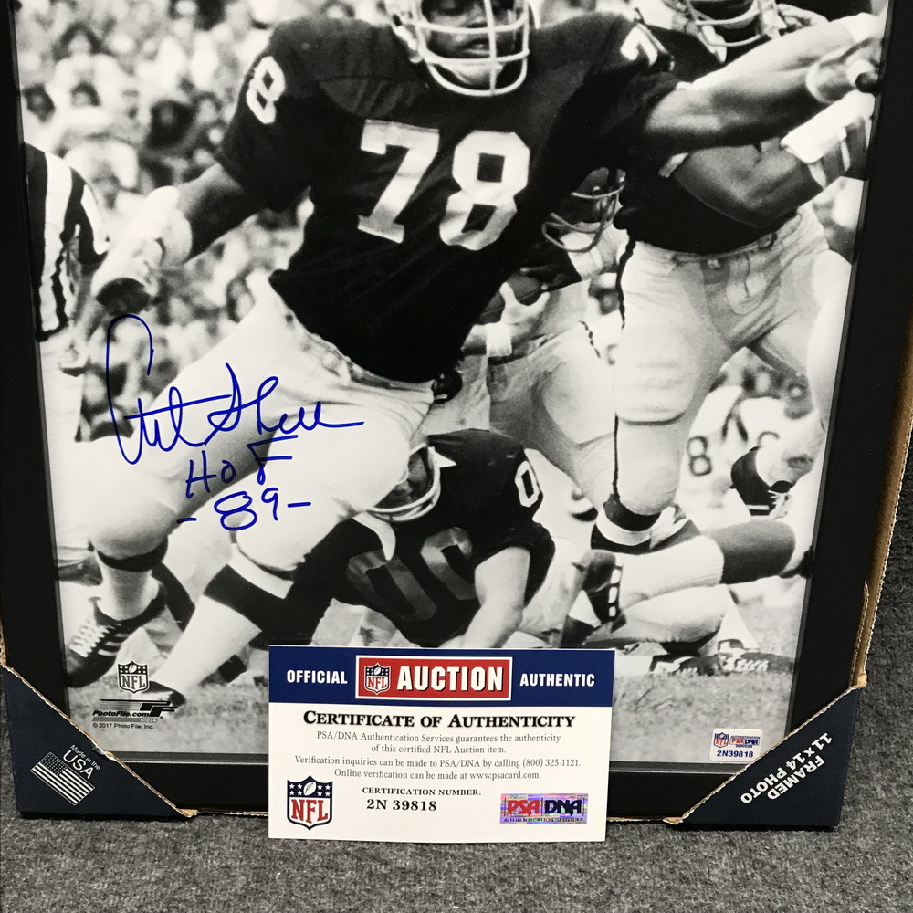 HOF - RAIDERS ART SHELL SIGNED 11X14 FRAMED PICTURE | The official ...