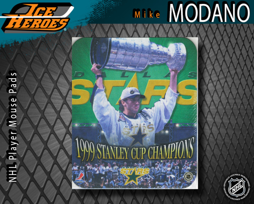 MIKE MODANO Dallas Stars 1999 Stanley Cup Champions Mouse pad - New in ...