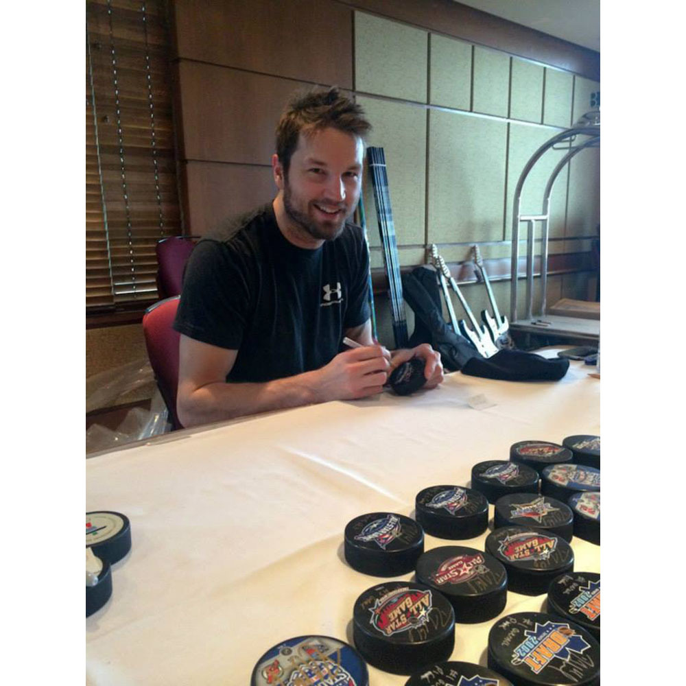 Rick Nash Autographed New York Rangers Puck w/NASHTY Inscription - NHL ...