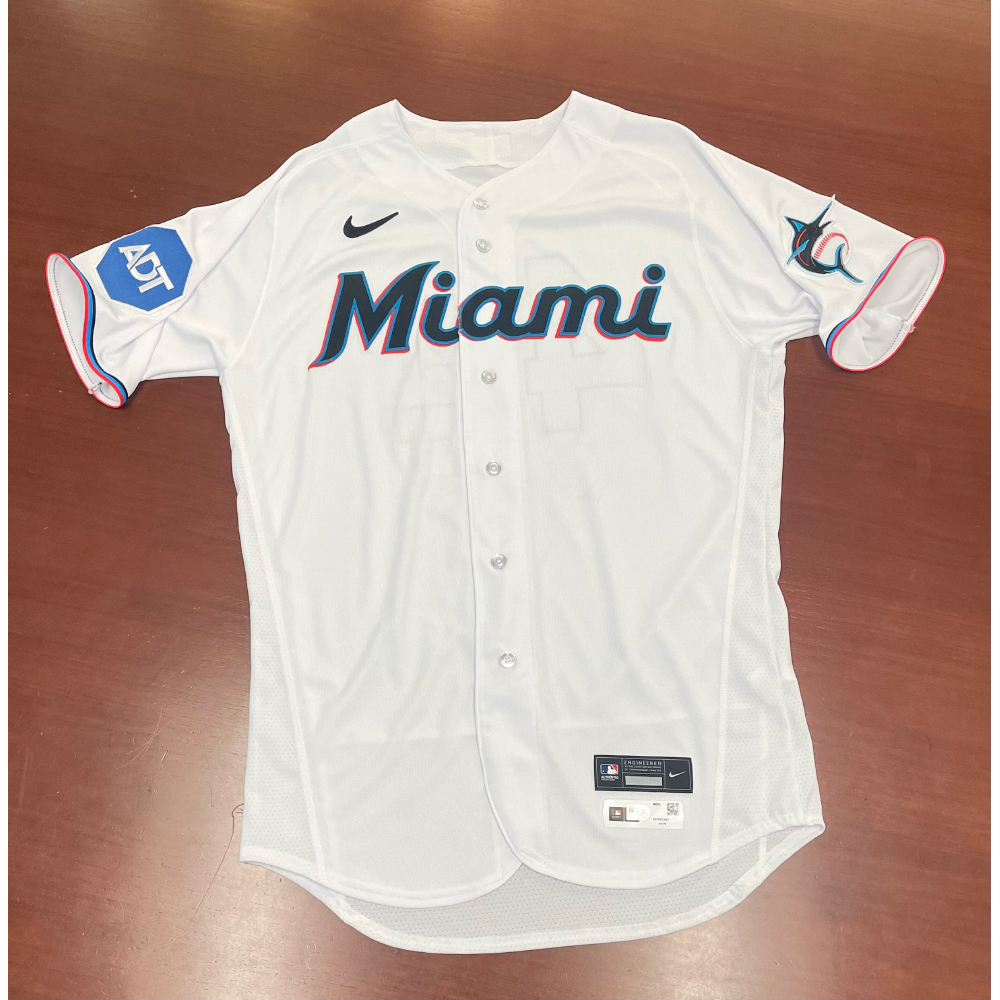 Game-Used Jackie Robinson Jersey - Jody Reed - Size 44 | Miami Marlins ...
