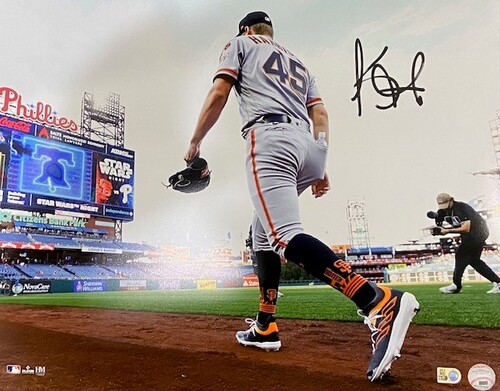 Kyle Harrison Autographed 16x20 - Walking | MLB Auctions