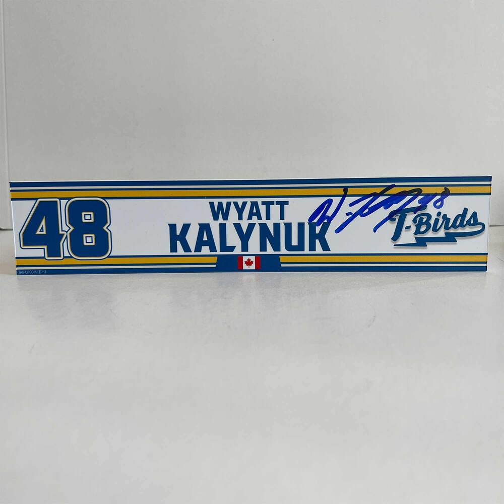 AHL Authentic - 2023-24 Springfield Thunderbirds Locker Room Nameplate ...