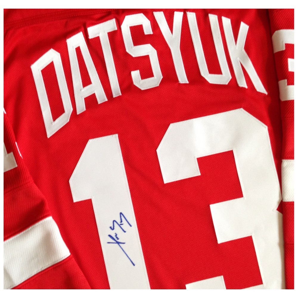Pavel Datsyuk Autographed Detroit Red Wings Premier Rbk Jersey - NHL ...