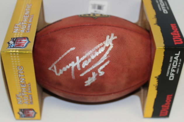 NFL - STEELERS TERRY HANRATTY SIGNED AUTHENTIC FOOTBALL | The official ...