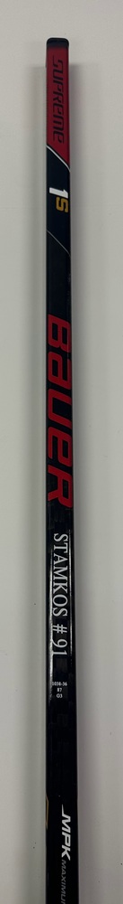 #91 Steven Stamkos Game Used Stick - Autographed - Tampa Bay Lightning ...