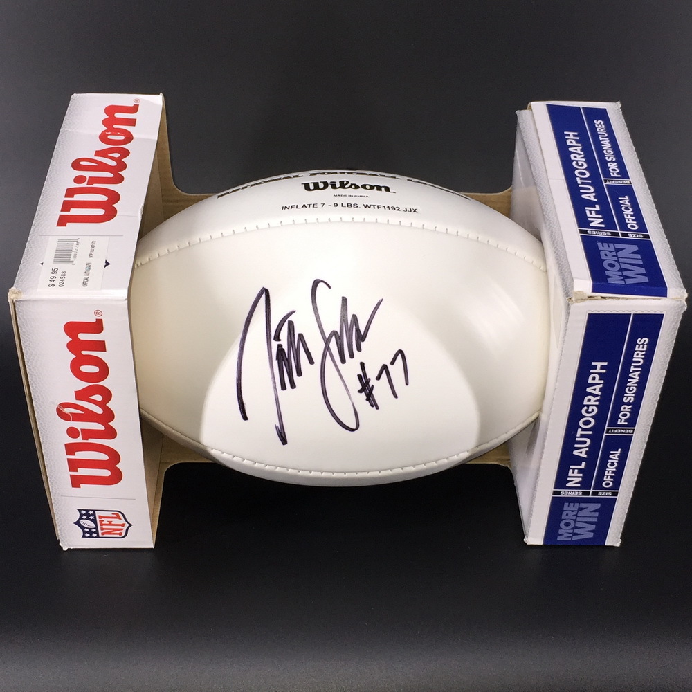 Patriots - Nate Solder Signed Panel Ball | The official auction site of ...